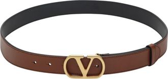 Valentino Garavani Vlogo Signature G&uuml;rtel H. 30 - - Accessories - Damen - Braun - 80 CM