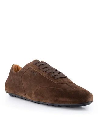 HUGO BOSS Herren Sneaker braun Velours