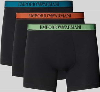 Emporio Armani Slim Fit Trunks aus Baumwoll-Mix