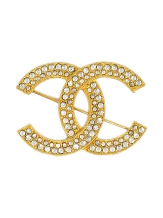 Chanel broche à ornements en cristal (années 1990-2000)