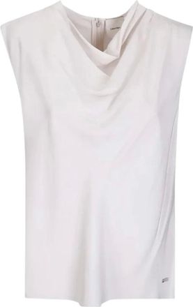 Calvin Klein Femme, Blouses et Chemises, Beige, Taille: 40 FR Top