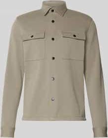 Mc Neal Hemdjacke mit Druckknopfleiste