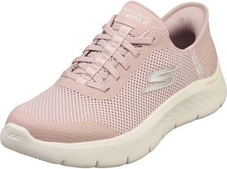Skechers Chaussures &agrave; Enfiler GO Walk Flex Grand Entry pour Femme, Bordure Textile Mauve, 37 EU
