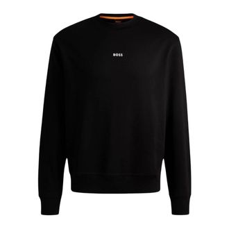 HUGO BOSS Homme, Sweatshirts et sweats à capuche, Noir, Taille: M SweaT-shirt ras du cou