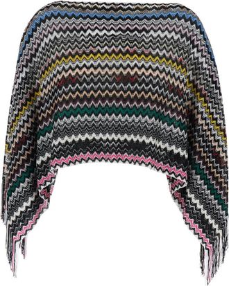 Missoni Femme, Vestes, Multicolore, Taille: ONE Size Poncho