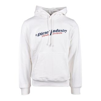 Diesel Baumwollstrickpullover - - Sweatshirts & Hoodies - Herren - Wei&szlig; - M