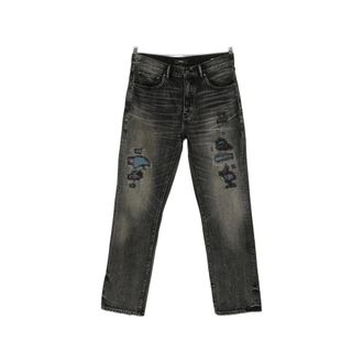 Purple P011 Straight Leg - - Jeans - Herren - Schwarzk - W32