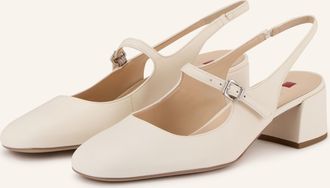 H&ouml;gl Slingpumps weiss