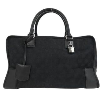Loewe Pre-owned Canvas Handtasche - - Pre-owned - Damen - Schwarzk - ONE SIZE