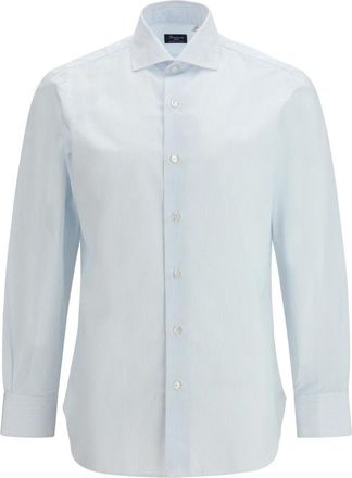 Finamore Napoli Hemd - - Shirts - Herren - Blau - S