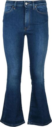 Dondup Femme, Jeans, Bleu, Taille: W31 Jean &eacute;vas&eacute; en m&eacute;lange de coton