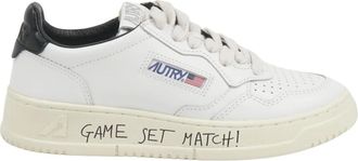 Autry Femme, Chaussures, Blanc, Taille: 36 EU Medalist Low Baskets