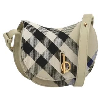 Burberry Pre-owned Toile sacs-ports-paule - Femme - Pre-owned - Gris - Taille: ONE Size