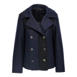 Fortela Femme, Manteaux, Bleu, Taille: 42 FR Frida Double-Breasted Coat