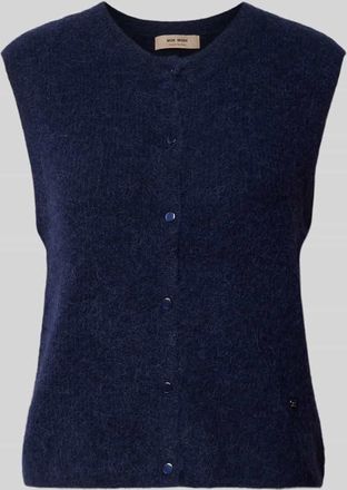 Mos Mosh Regular Fit Cardigan aus elastischem Alpaka-Mix mit Knopfleiste