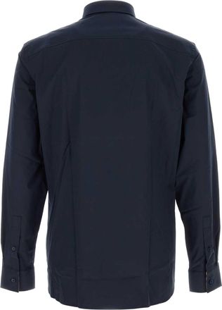 Burberry Stretch Poplin Shirt - Navy