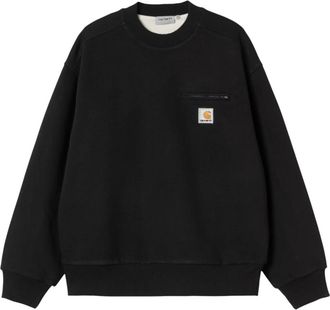 Carhartt Work in Progress Homme, Sweatshirts et sweats à capuche, Noir, Taille: S Detroit Sweat