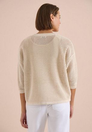 Cecil Kurzarmpullover mit V-Ausschnitt