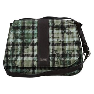 Alviero Martini 1A Classe Tasche aus Leder und bedruckter Baumwolle - - Bags - Damen - Gr&uuml;n - ONE SIZE