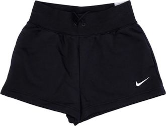 Nike Phoenix Schwarze Fleece-Shorts - - Sport - Damen - Schwarzk - L