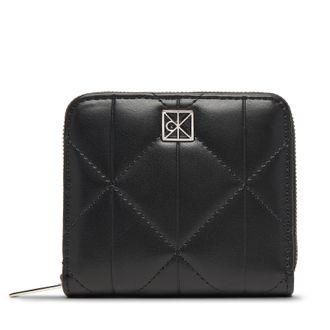 Calvin Klein Geldb&ouml;rse Calvin Klein Quilted Square Zip Around LV04F1121G Schwarz