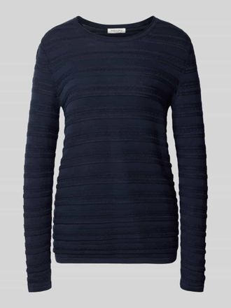 Christian Berg Regular Fit Pullover aus reiner Baumwolle in Strick-Optik