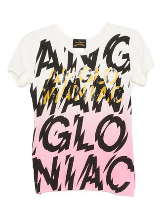 Vivienne Westwood t-shirt à effet dégradé (2013) - Blanc