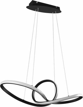ETC Shop Suspension led noir -matt switch -dimmer plafonnier suspension &eacute;clairage salle &agrave; manger