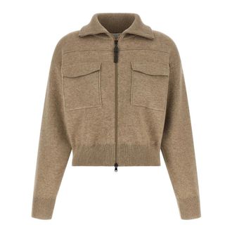 Brunello Cucinelli Damen, Strickwaren, Beige, SGr&ouml;&szlig;e
