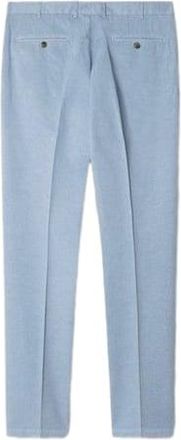 Fa&ccedil;onnable Pantalon droit en coton et lin