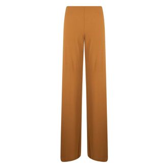Alberta Ferretti Wide Straight Pants - - Trousers - Damen - Braun - XL