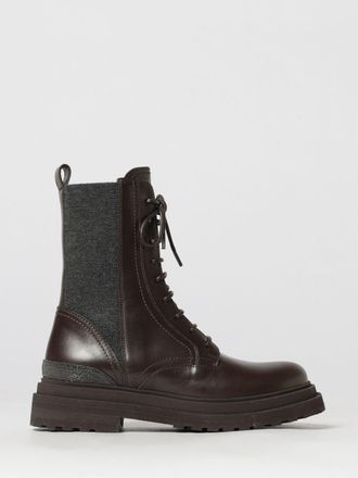 Brunello Cucinelli Bottes Femme couleur Marron
