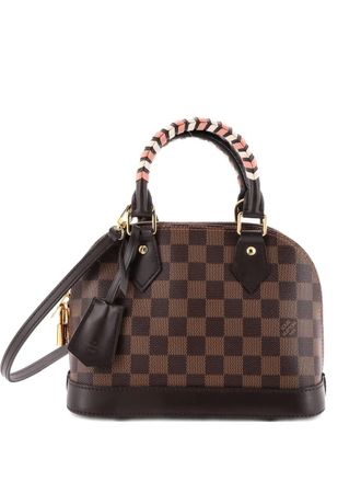 Louis Vuitton Alma Handbag Damier with Braided Detail BB shoulder bag - Marron