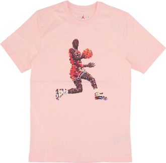 Nike Jordan Legende Herren Tee Pink/Wei&szlig; - - Sport - Herren - Rosa - S