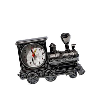 Valiclud Zuverlässiger Eisenbahn-motoruhr-wecker Desktop-Ornament-Uhr Mit Abs Und Elektronischen Komponenten Langlebig Und Leicht Für Schlafzimmer Und Studente