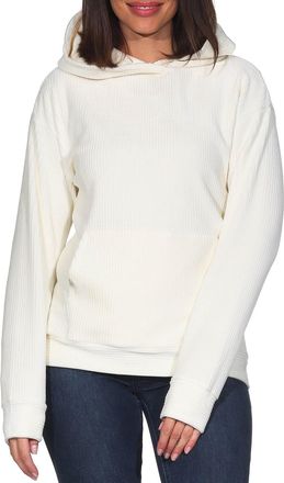 Ragwear Damen Cord Hoodie Kapuzen-Pullover Cordpullover Colbie Cordy 2521-30013 Ivory (7010) L