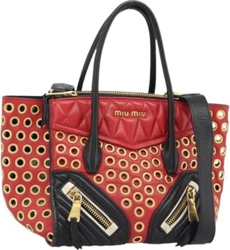Miu Miu Pre-owned Cuir sacs-main - Femme - Pre-owned - Multicolore - Taille: ONE Size