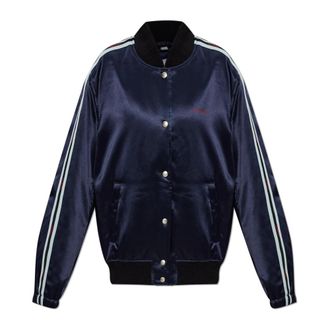 Off-white Isolierte Bomberjacke - - Jackets - Damen - Blau - M