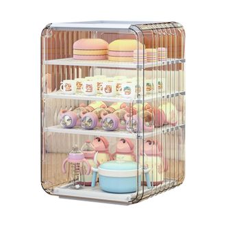 Generic Flaschen-Organizer - Besteck-Organizer f&uuml;r Kleinkinder, vertikaler Staubbecherhalter mit Deckel, langlebige Aufbewahrungsl&ouml;sung f&uuml;r die K&uuml;che | tragba