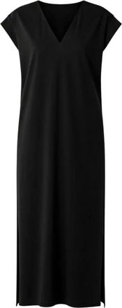 Max Mara Femme, Robes, Noir, Taille: 42 FR Milano Knit Jersey Dress