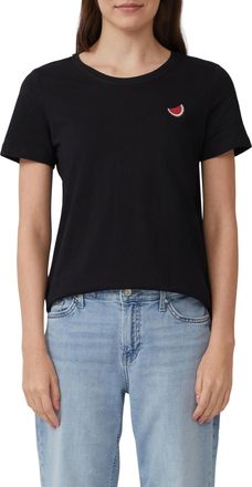 s.Oliver Jersey-T-Shirt mit Stickerei