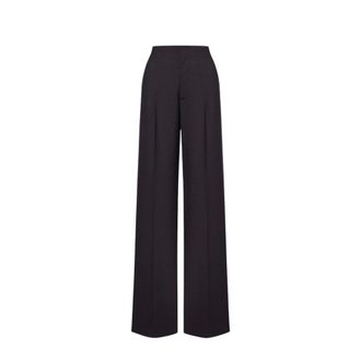 Alberta Ferretti Femme, Pantalons, Noir, Taille: 34 FR Tropical Wool Pantalons