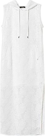 Twin-Set Kleid mit Pailletten - Wei&szlig;