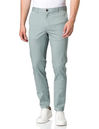 Scotch & Soda Herren Stuart-Regular Slim Fit-Twill Hose, Sage, 31-34
