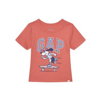 GAP T-Shirt 738060-00 Korallenfarben Regular Fit