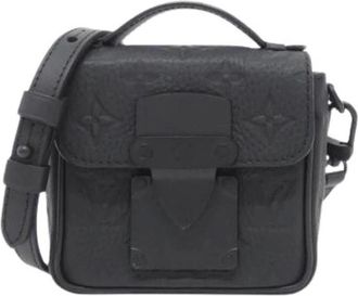Louis Vuitton Pre-owned Sac bandouli&egrave;re Pico S Lock en cuir Taurillon Monogram - Femme - Pre-owned - Noir - Taille: ONE Size