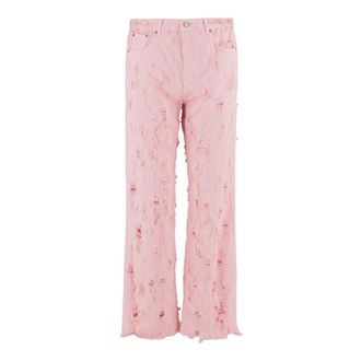 Haikure Bonnie Bull Destroy Baumwolljeans - - Jeans - Damen - Rosa - W28