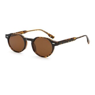 Generic Lunettes De Soleil Rondes Tendance For Hommes Et Femmes, Id&eacute;ales For Les F&ecirc;tes, Les Photos, Les Vacances Et Le Shopping.(Brown)