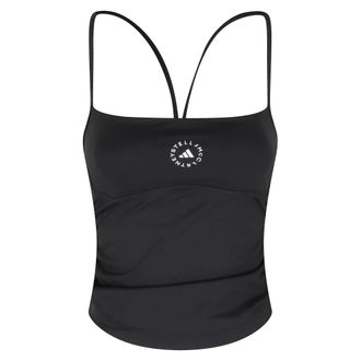 adidas by Stella McCartney Femme, Tops, Noir, Taille: 38 FR Cropped Top