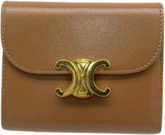 Celine Pre-owned Cuir petite-maroquinerie - Femme - Pre-owned - Brun - Taille: ONE Size